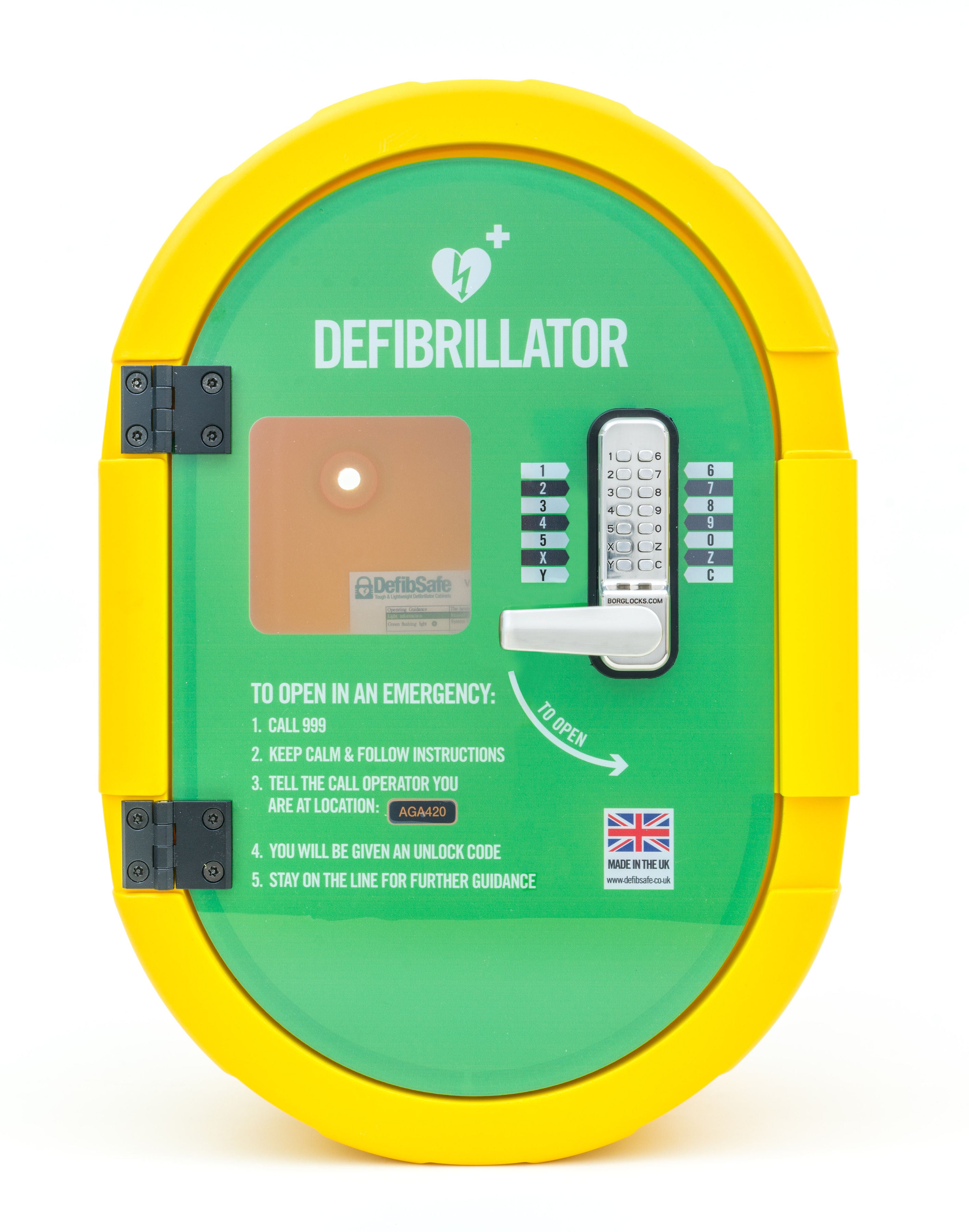 DefibSafe 2 External AED Cabinet – JWP Training