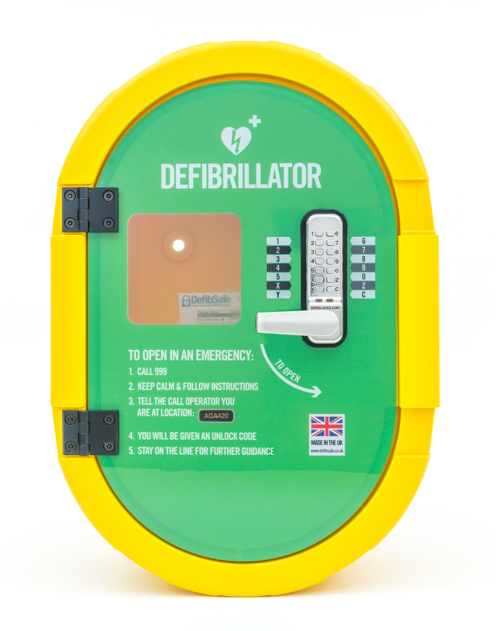 DefibSafe 2 External AED Cabinet – JWP Training